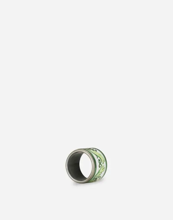 Dolce & Gabbana Porcelain Napkin Rings Set Of 2