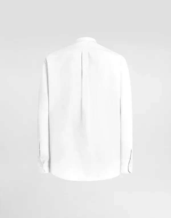 Dolce & Gabbana Striped Poplin Martini Shirt Shirts - White