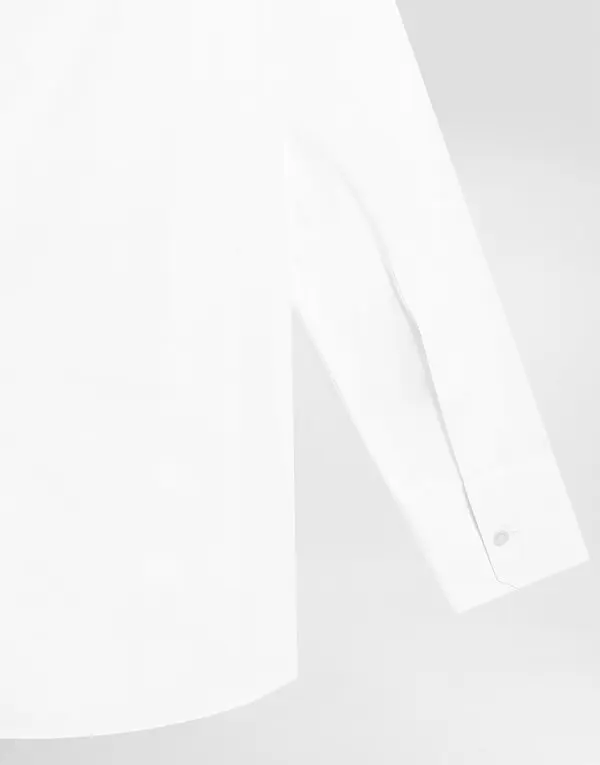 Dolce & Gabbana Striped Poplin Martini Shirt Shirts - White
