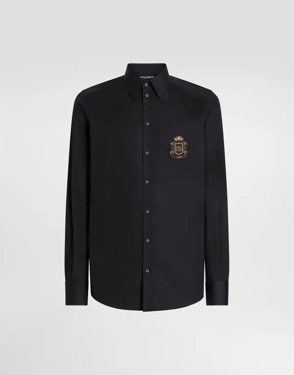 Dolce & Gabbana Cotton Martini Shirt Shirts - Black