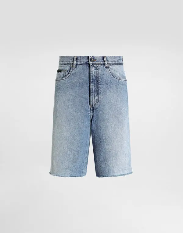 Dolce & Gabbana Denim Bermuda Shorts Denim Multi-colored