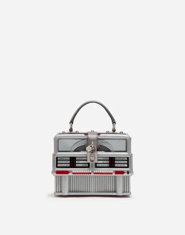 Dolce & Gabbana Juke-box Dolce Box Bag Handbags - Silver