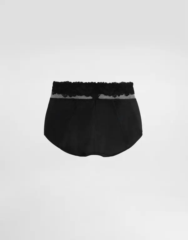 Dolce & Gabbana Tulle And Satin Briefs Underwear