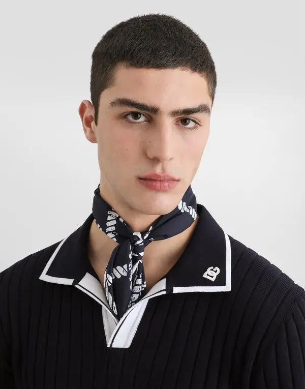 Dolce & Gabbana Cotton Polo Shirt Sweaters And Cardigans White