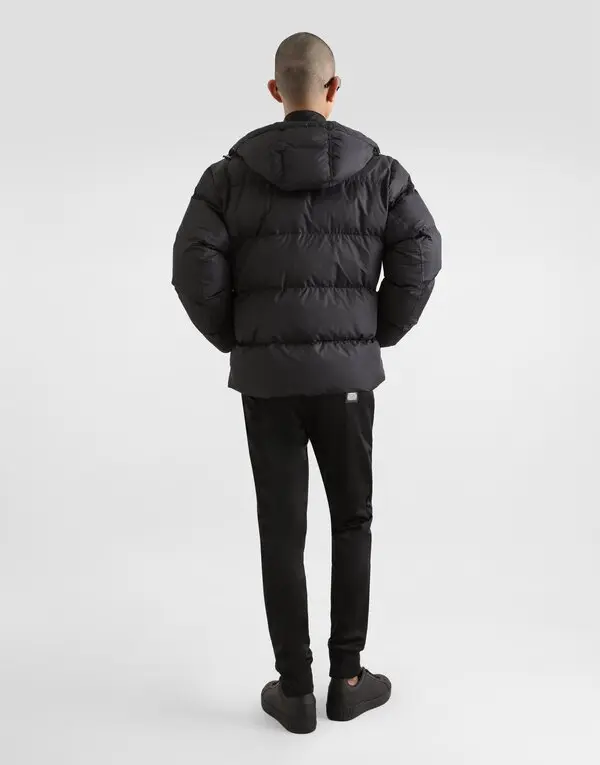 Dolce & Gabbana Nappa Leather Bomber Jacket - Black