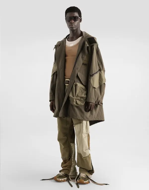 Dolce & Gabbana Hooded Parka Coats And Jackets