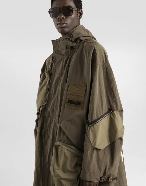 Dolce & Gabbana Hooded Parka Coats And Jackets