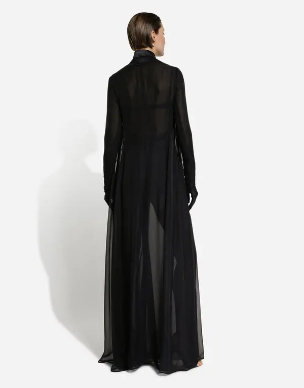 Dolce & Gabbana Silk Chiffon Wide-leg Pants Pants And Shorts Silk