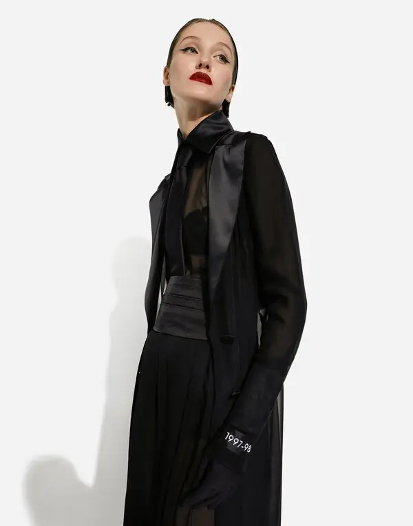 Dolce & Gabbana Silk Chiffon Wide-leg Pants Pants And Shorts Silk
