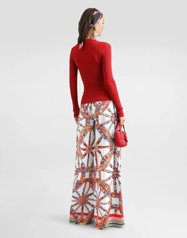 Dolce & Gabbana Ribbed Viscose Knit Cardigan� Sweaters And Cardigans