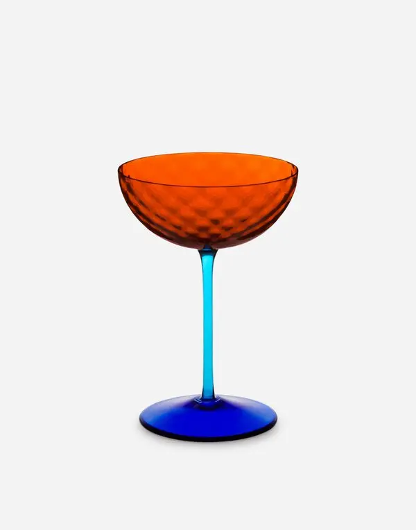 Dolce & Gabbana Hand-blown Murano Champagne Glass Champagne Glasses