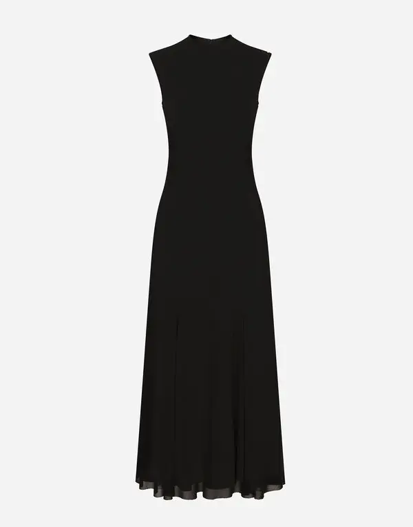 Dolce & Gabbana Light Viscose Jersey Calf-length Dress