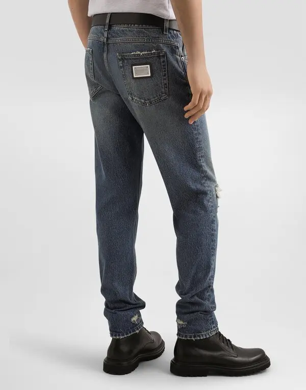 Dolce & Gabbana Cotton Jeans - Multicolor