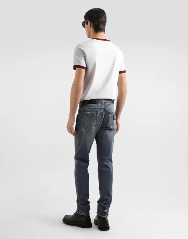 Dolce & Gabbana Cotton Jeans - Multicolor