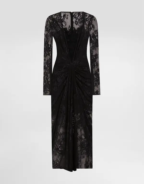 Dolce & Gabbana Floral Lace Dress