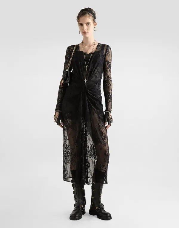 Dolce & Gabbana Floral Lace Dress