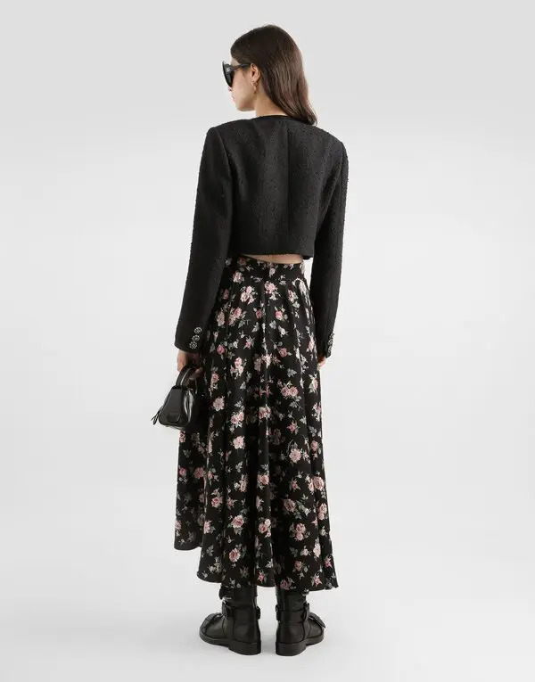 Dolce & Gabbana Rachel Basketweave Jacket Coats And Jackets