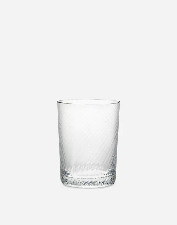 Dolce & Gabbana Set 2 Hand-blown Murano Beverage Glasses Drinking Glasses