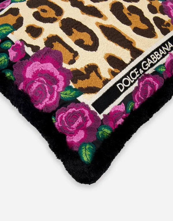 Dolce & Gabbana Embroidered Cushion Small Special Cushions