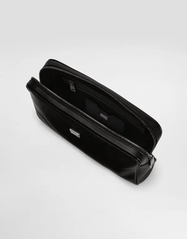 Dolce & Gabbana Calfskin Pouch Briefcase And Clutches
