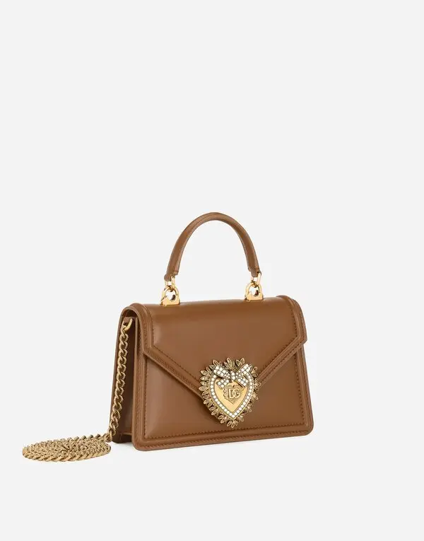 Dolce & Gabbana Small Devotion Top-handle Bag - Beige