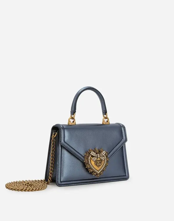 Dolce & Gabbana Small Devotion Top-handle Bag - Blue