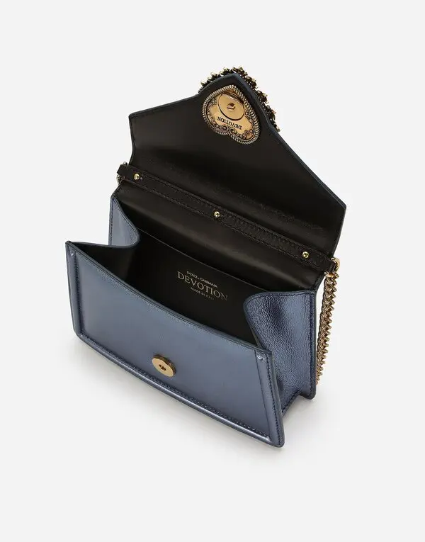 Dolce & Gabbana Small Devotion Top-handle Bag - Blue