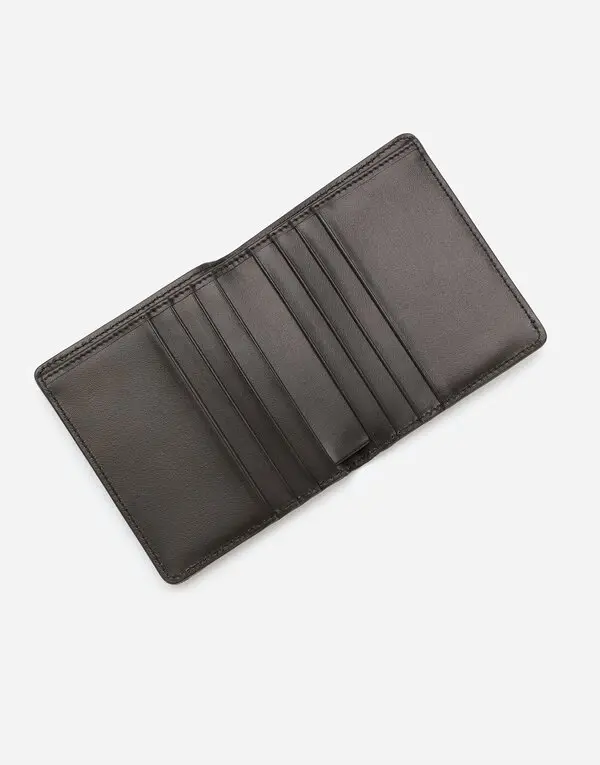 Dolce & Gabbana Coated Jacquard Bifold Card Holder Wallets And Small Leather Goods Multi-colored Fabric - Multicolor