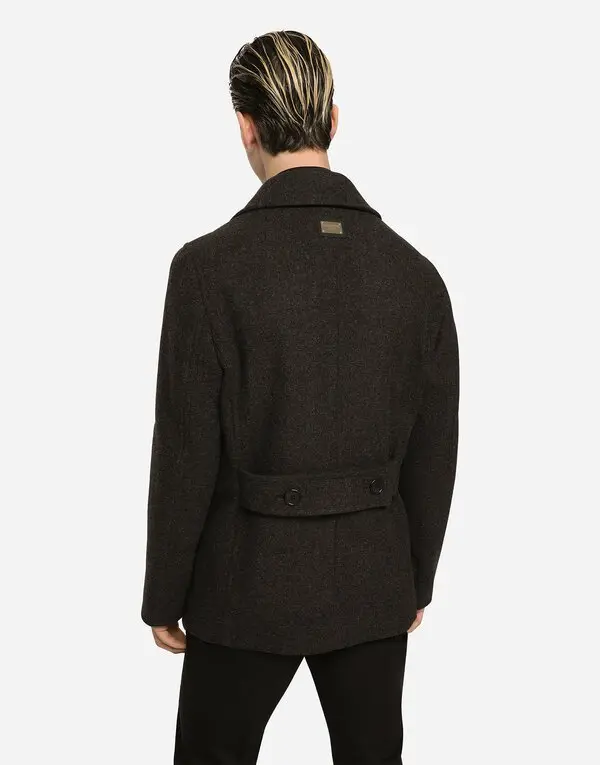 Dolce & Gabbana Double-breasted Wool Pea Coat