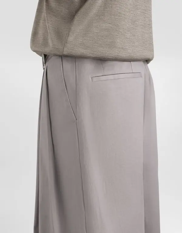 Dolce & Gabbana Pleated Gabardine Trousers