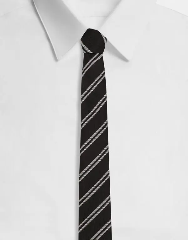 Dolce & Gabbana Silk Jacquard Sicilia Neck Tie - Multicolor