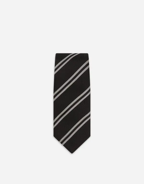 Dolce & Gabbana Silk Jacquard Sicilia Neck Tie - Multicolor