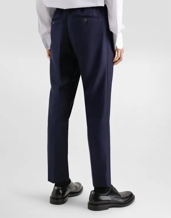 Dolce & Gabbana Wool Pants With Double Darts Pants And Shorts