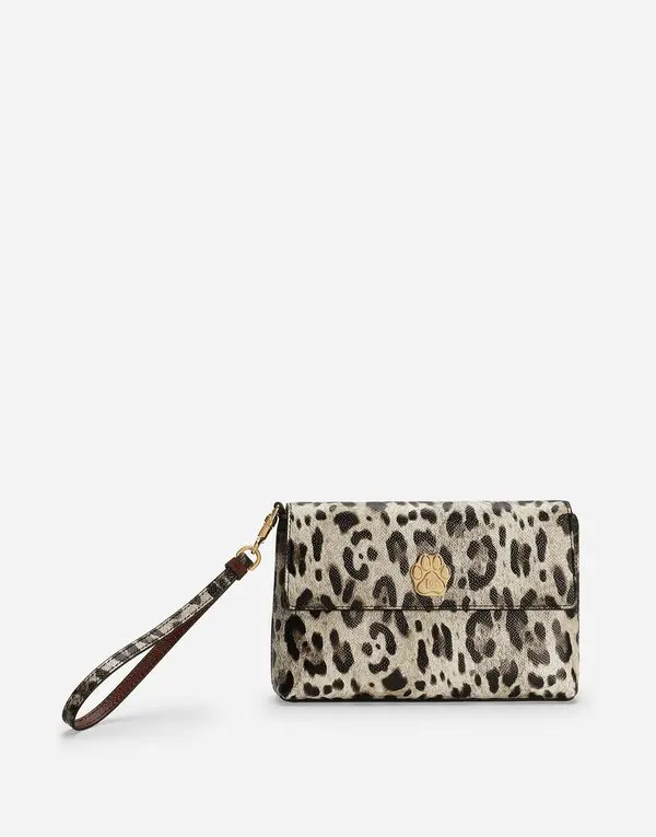 Dolce & Gabbana Leopard Wristlet - Print