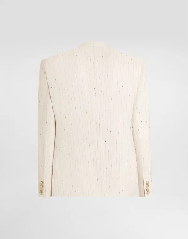 Dolce & Gabbana Single-breasted Pinstripe Finish Jacket Suits And Blazers