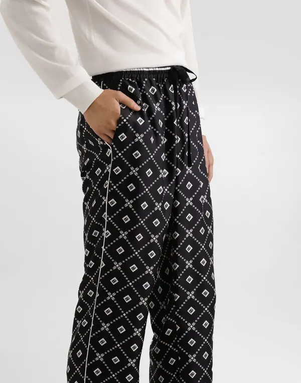 Dolce & Gabbana Printed Twill Trousers