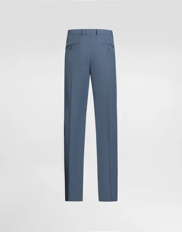 Dolce & Gabbana Wool Poplin Trousers Pants And Shorts