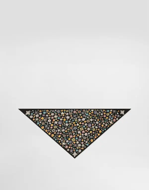 Dolce & Gabbana Silk Twill Stole Scarves And Silks - Multicolor