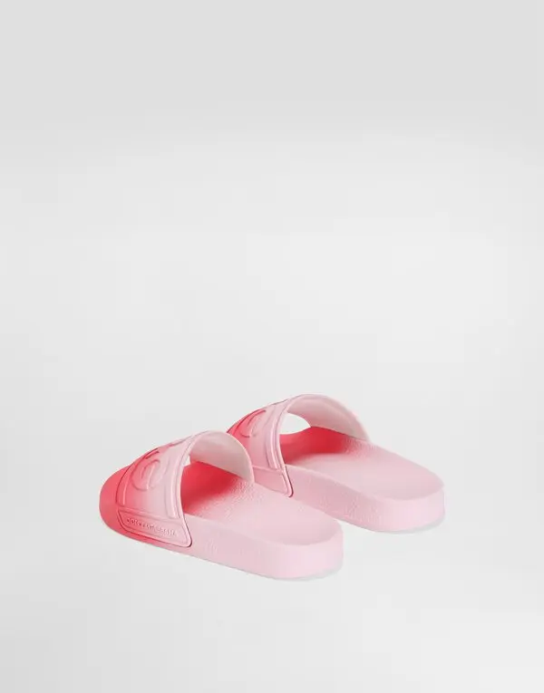 Dolce & Gabbana Ombré Hydro Dripping Slides - Pink