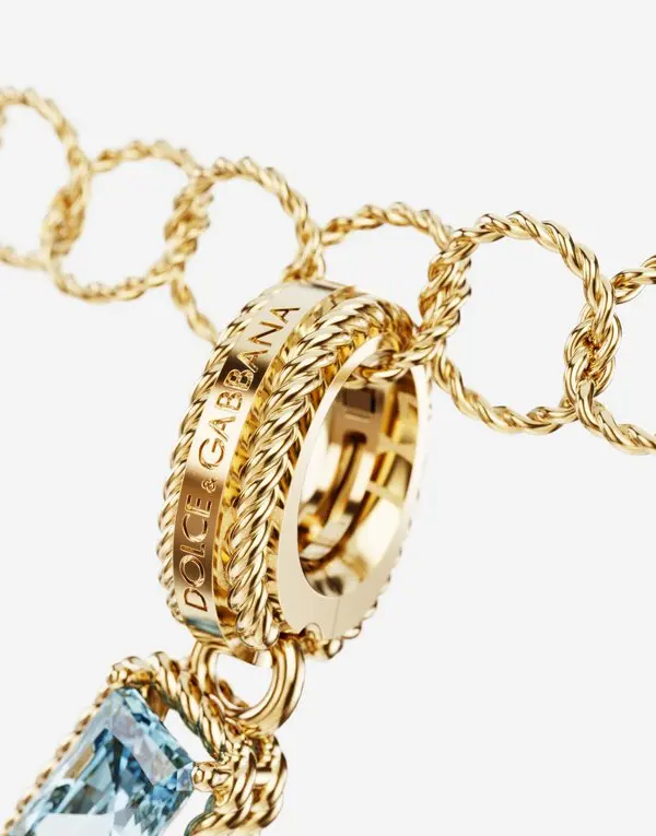 Dolce & Gabbana 18kt Yellow Gemstone Charm - Gold