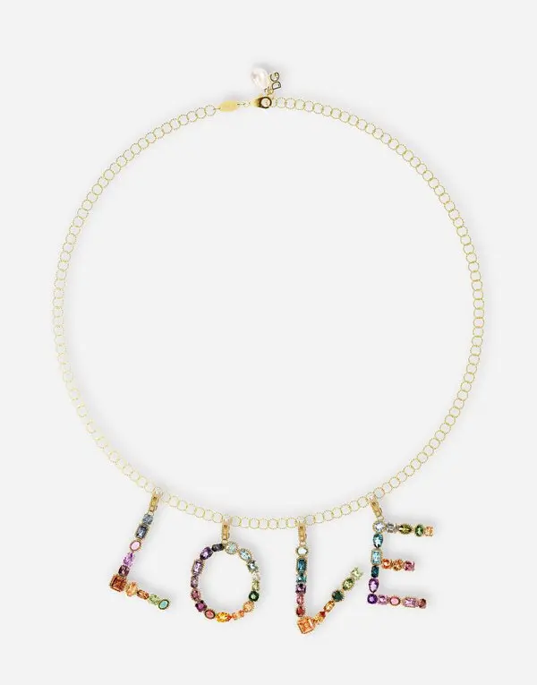 Dolce & Gabbana 18kt Yellow Gemstone Charm - Gold