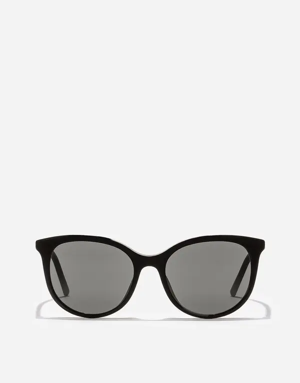 Dolce & Gabbana Acetate Rectangle Sunglasses - Black