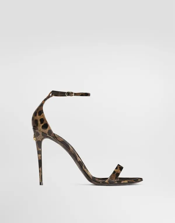 Dolce & Gabbana Sandalo Sandals And Wedges Animal Leather - Print