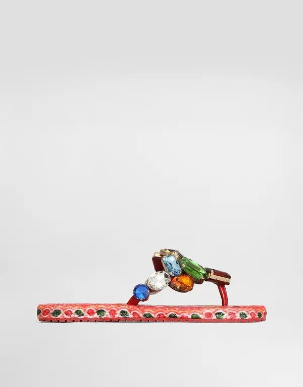 Dolce & Gabbana Sandalo Sandals And Wedges - Multicolor