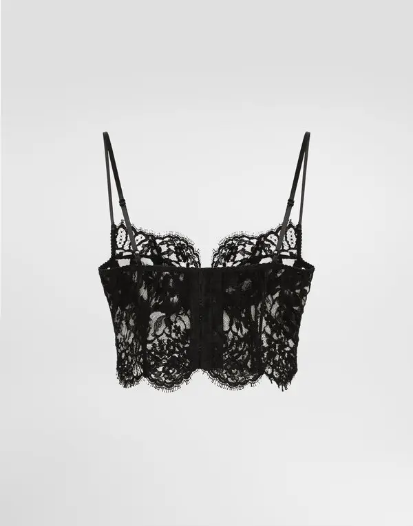 Dolce & Gabbana Lace Balconette Bralette Underwear