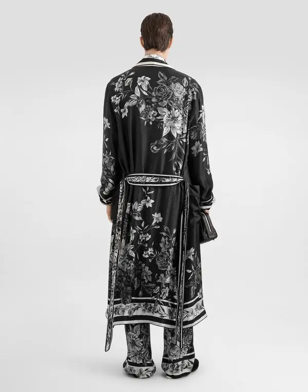 Dolce & Gabbana Silk Twill Martini Shirt Shirts