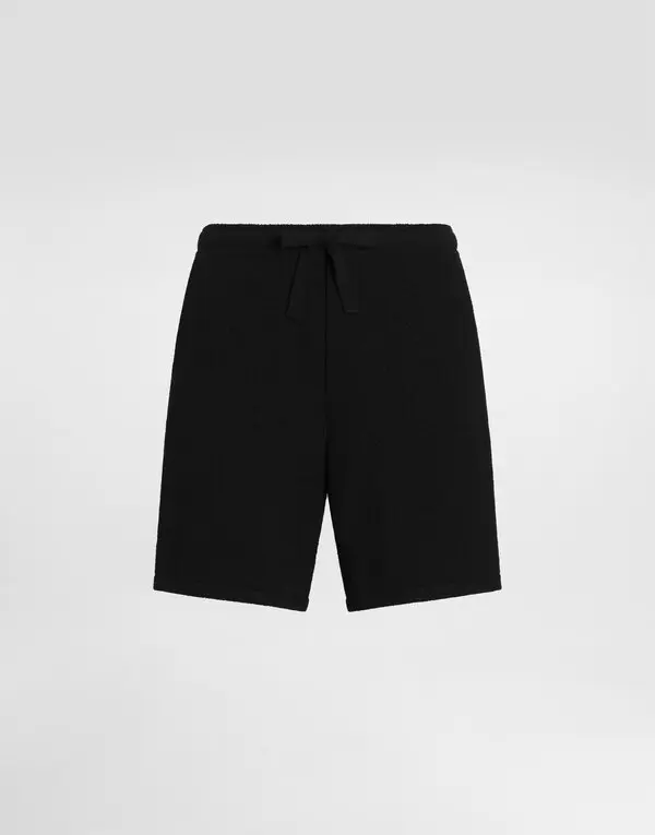 Dolce & Gabbana Smooth Knit Shorts Pants And Shorts - Black