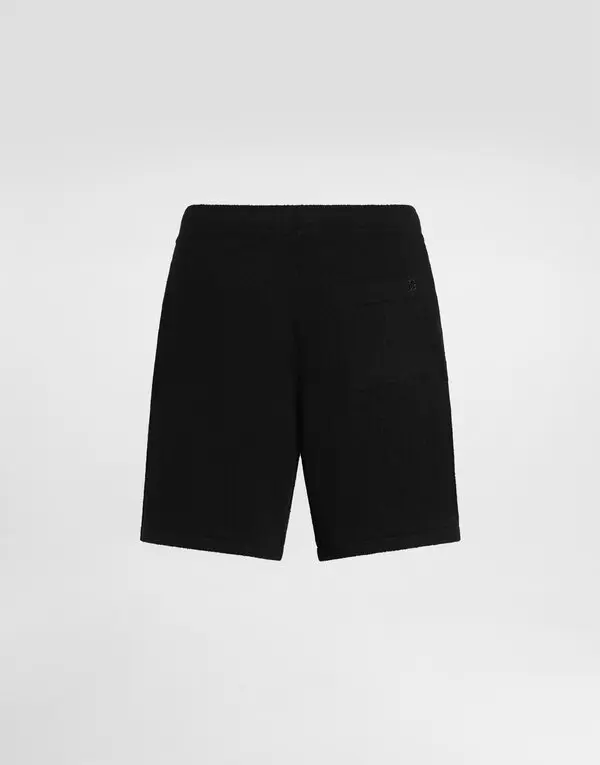 Dolce & Gabbana Smooth Knit Shorts Pants And Shorts - Black