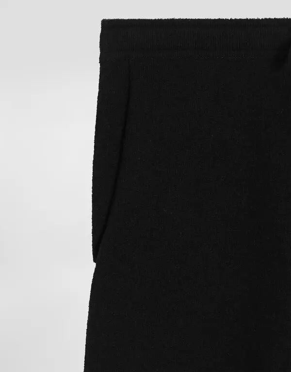 Dolce & Gabbana Smooth Knit Shorts Pants And Shorts - Black