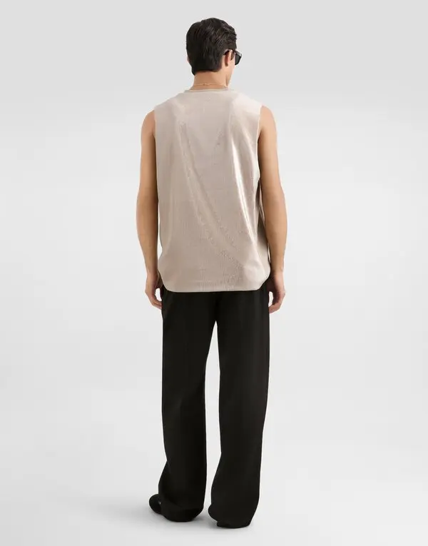 Dolce & Gabbana Sequin Tank Top T-shirts And Polos Sequins